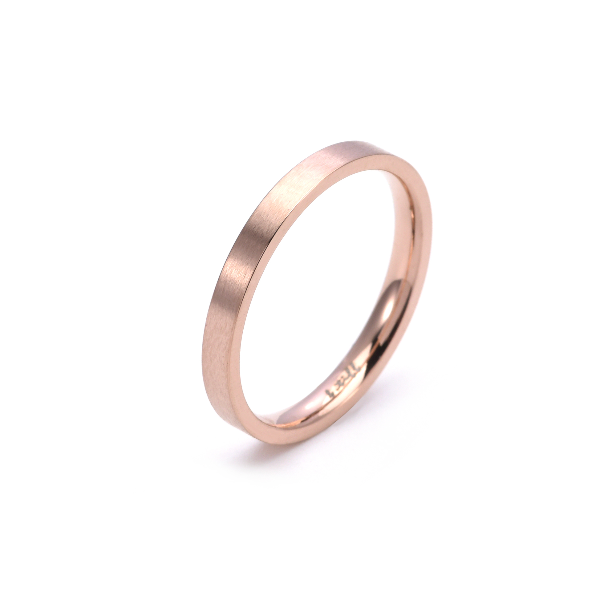 RG101RG B.Tiff Rose Gold Stacking Ring [Thin Band] – B.Tiff New York ...